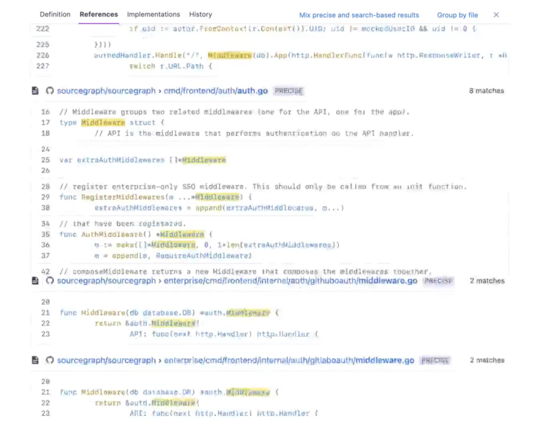 Sourcegraph – Code Search – ESL