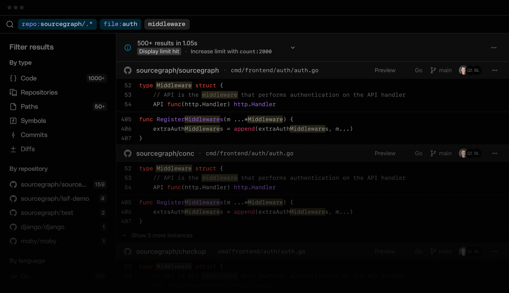 Sourcegraph – Code Search – ESL